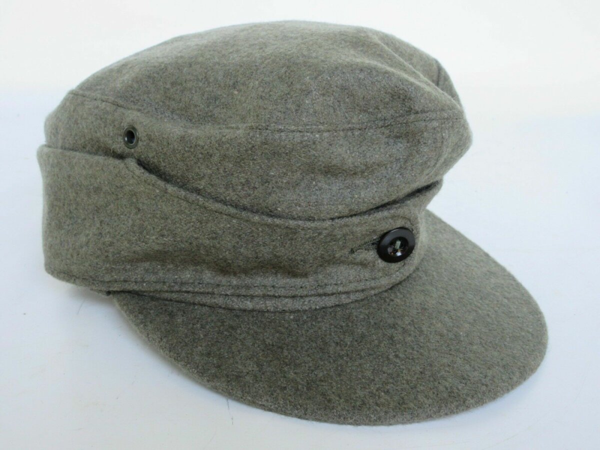 WH M44 Feldmütze Einknopf Wehrmacht Baschlikmütze Field Cap Wehrmacht