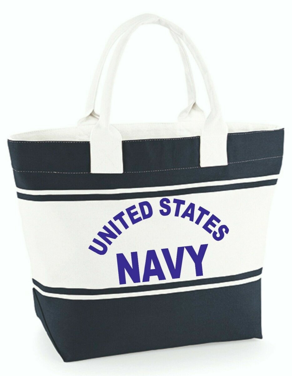 US Army USN United States Navy WWII WK2 Vietnam Canvas Bag Shopper Um