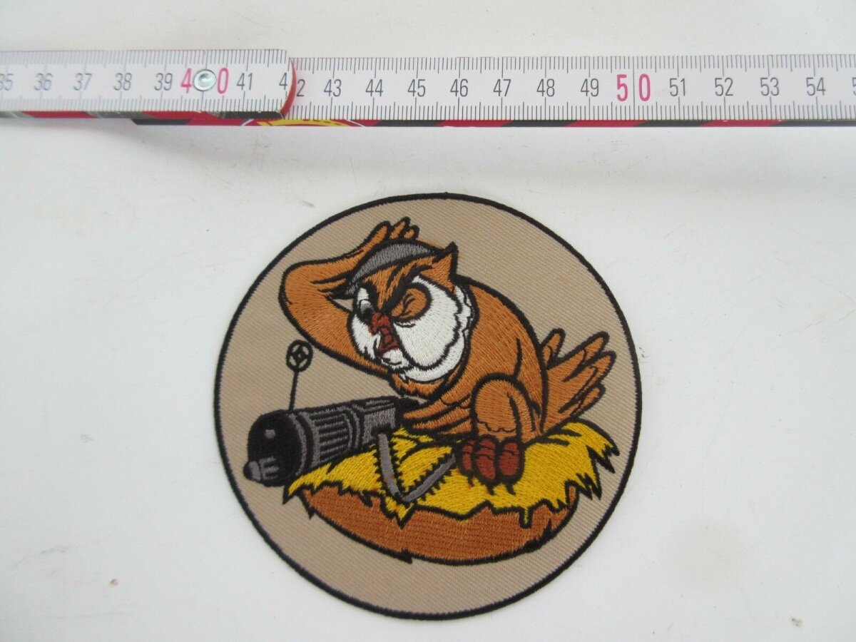 US Army Patch Battery B 202nd Coast Artillery insignia Owl Division W