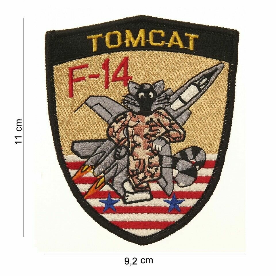 US Army Tomcatters F-14 Felix the Cat Naval Rocket Aufnäher Patch USM