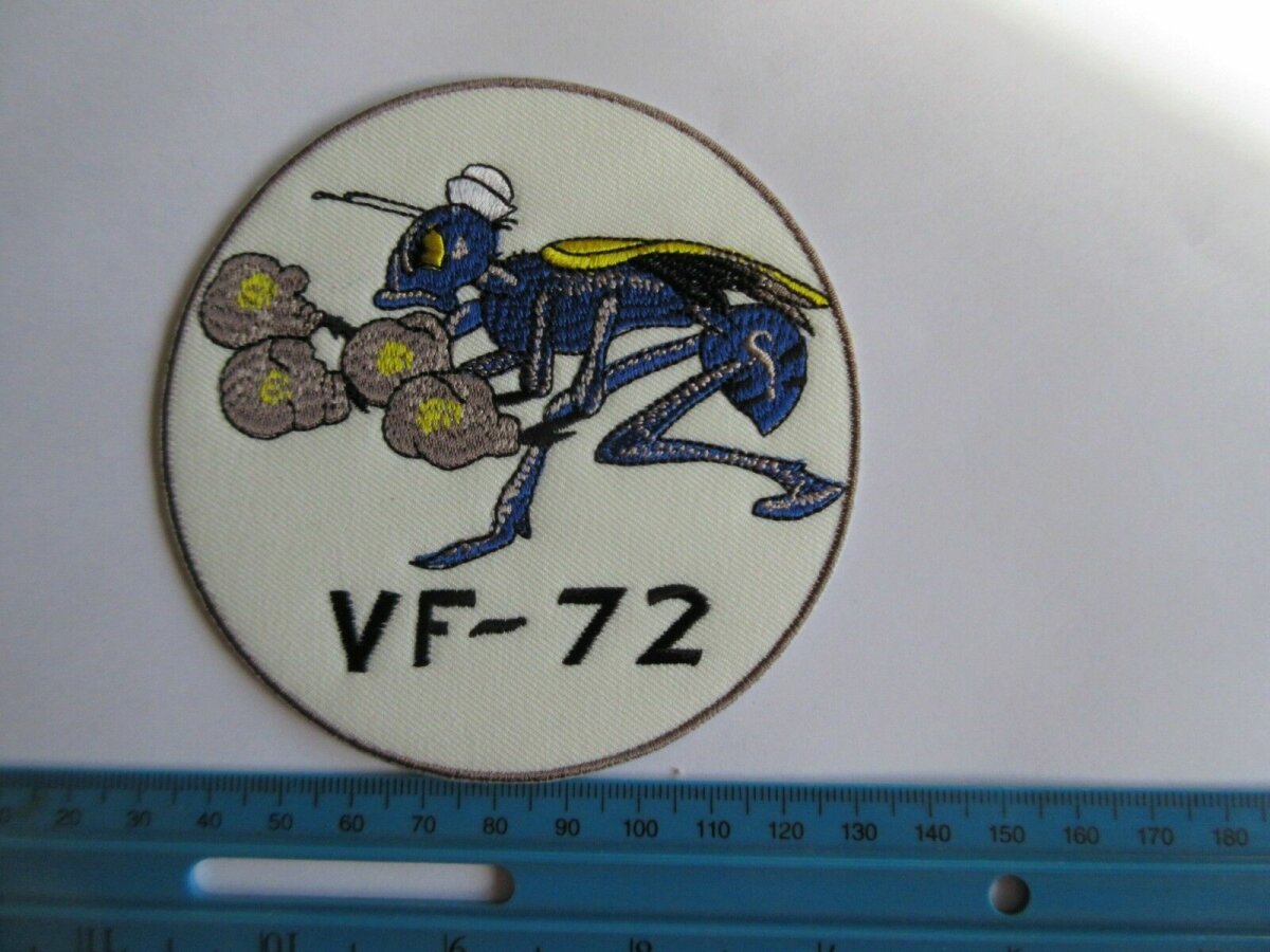 USAF Fighter Squadron VF72 Patch Grumman Airforce Pilots Paratrooper