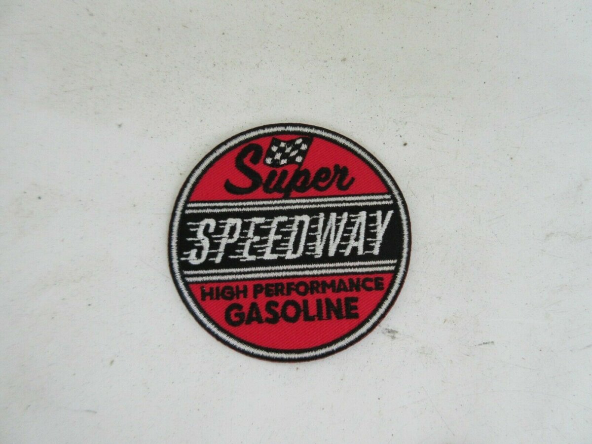 Patch Super Speedway Gasoline Racing High Performance Nose Art Rockab