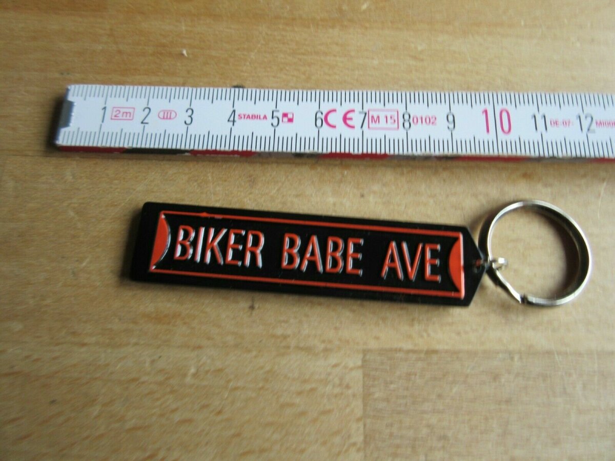 Schlüsselanhänger "Biker Babes Ave" Biker Bobber Buell BMW Key Ring B