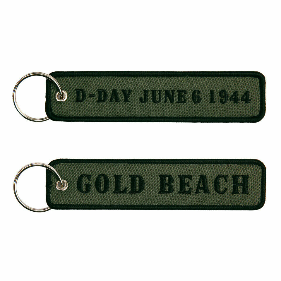 Schlüsselanhänger WK2 US Army Key Ring D-Day Gold Beach Normandy 75 A