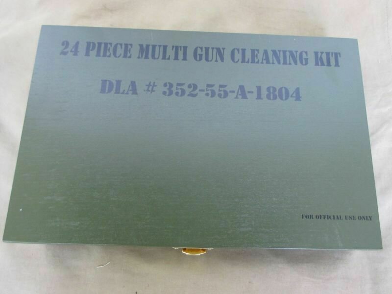 US Army Reinigungsgerät DLA Rifle Pistol Cal. 38 357 30 10 12 45 Clea