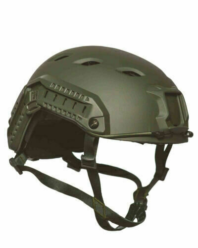 Tactical Helmet Mich Fast W/Rail Oliv Taktischer Helm Paintball Airso