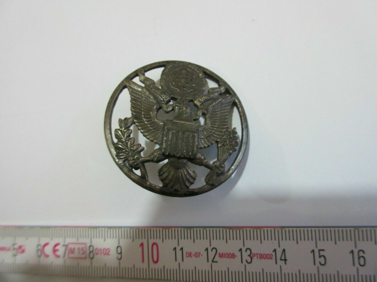 Original US Army Mützenabzeichen Officer Marine Corps Hat Pin Badge M