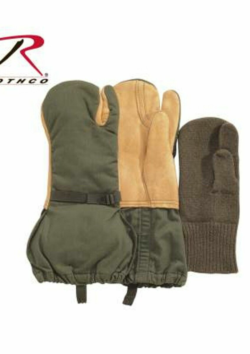 Original US Army Handschuhe Gloves Mitten Shells Trigger Finger + Lin
