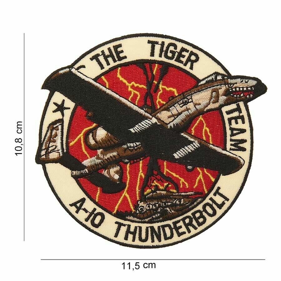 US Army Airforce The Tiger Team A-10 Thunderbolt Patch Aufnäher USAF