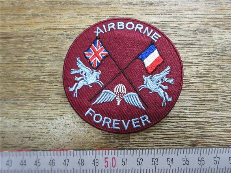 British Army Patch Airborne Forever Pegasus Parachute Regiment Paratr