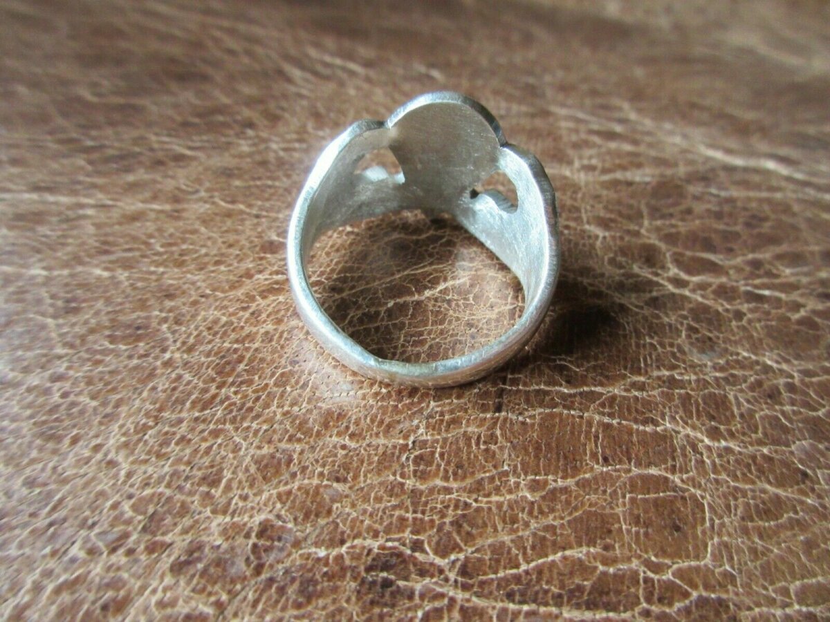 US Army Paratrooper Wings Sterling Ring Airborne Glider Flight - Ferr