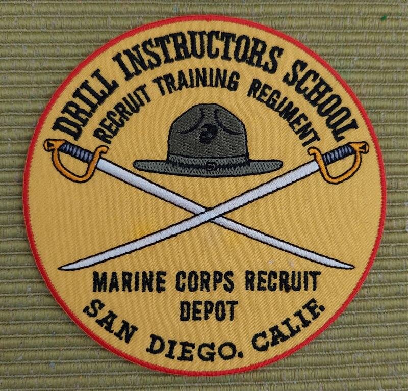 Patch US Army Drill Instructors School Marine Corps Recruiting