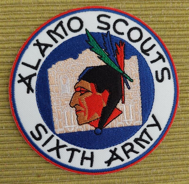 Patch US Alamo Scouts Sixth Army Special Forces Indian WWII - Ferromi