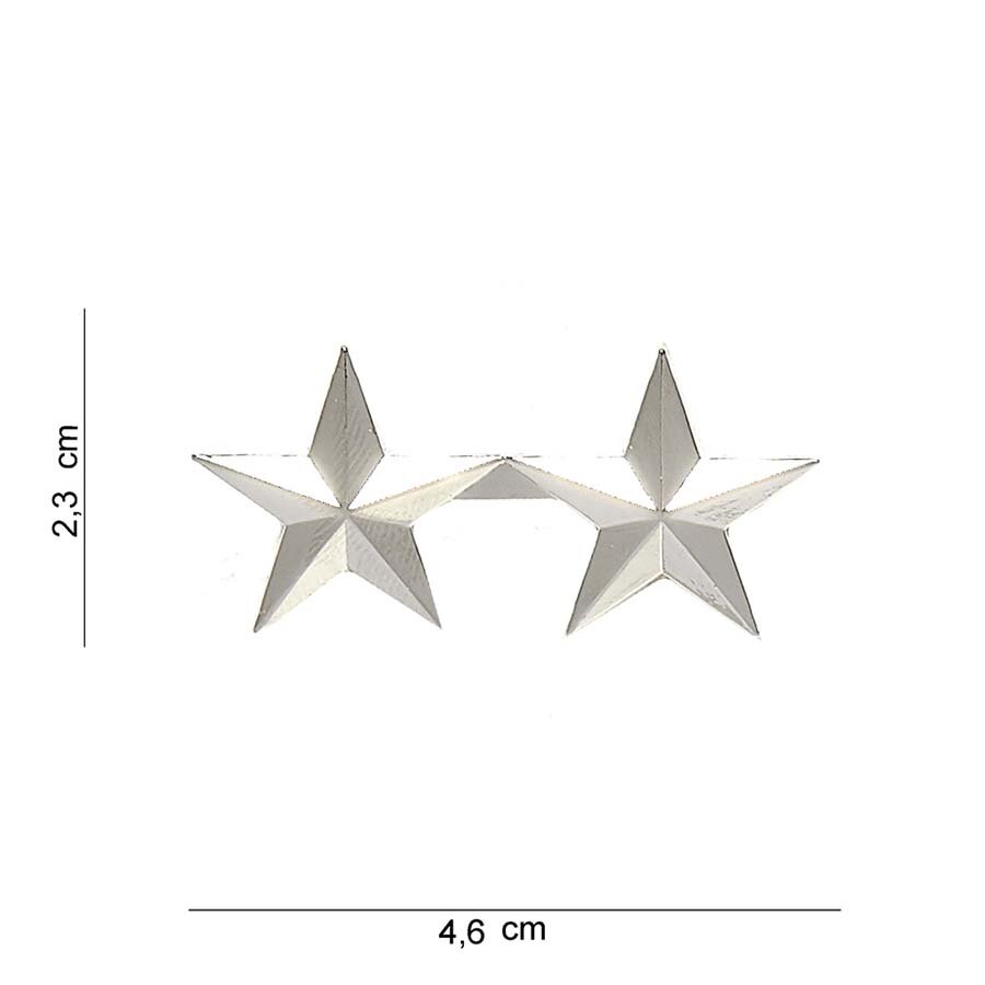 US Army General Major 2 Sterne General Uniform WK2 WWII 2-Star Collar
