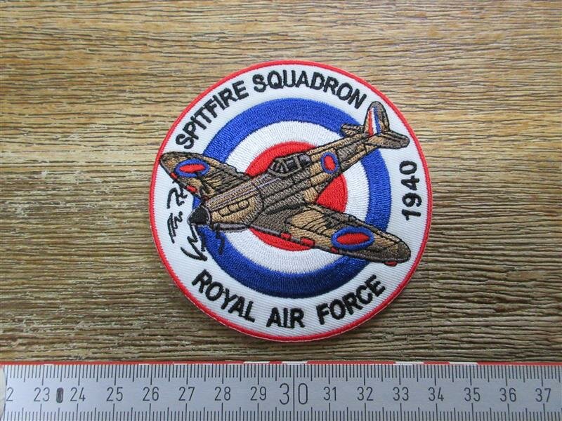 Patch Spitfire Squadron Royal Airforce 1940 RAF USAAF Kokarde British