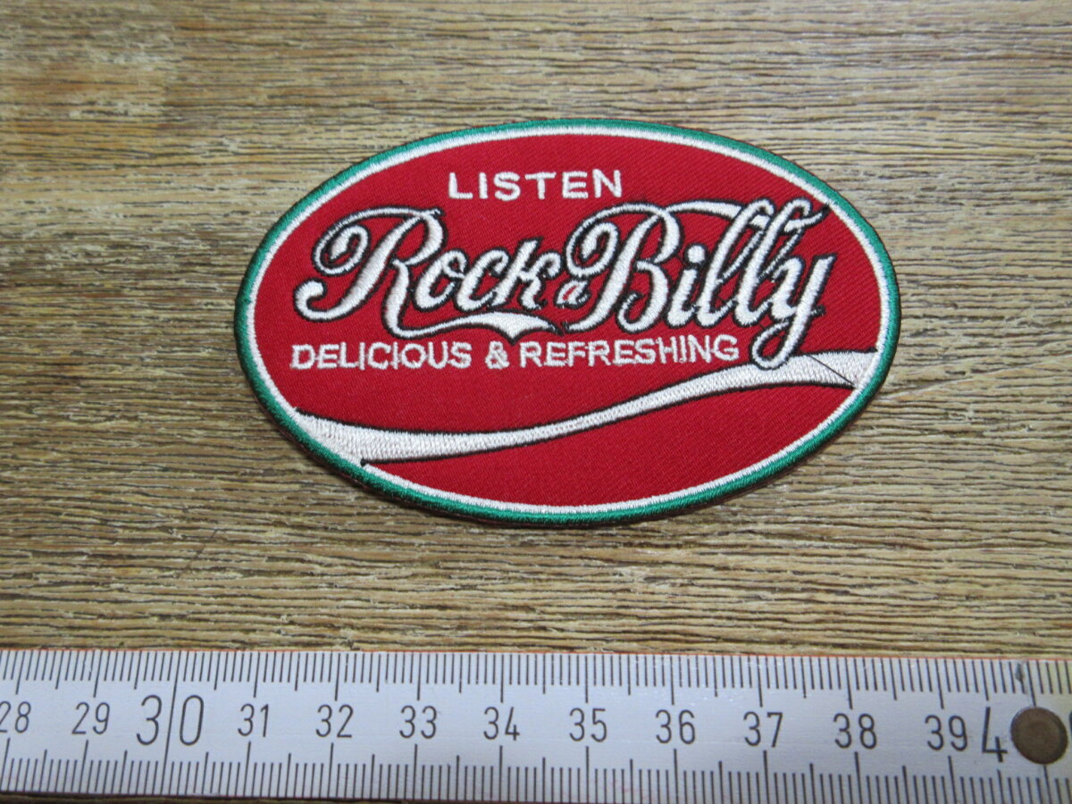 Patch Listen Rockabilly Delicious & refreshing Rock a Billy Nose Art