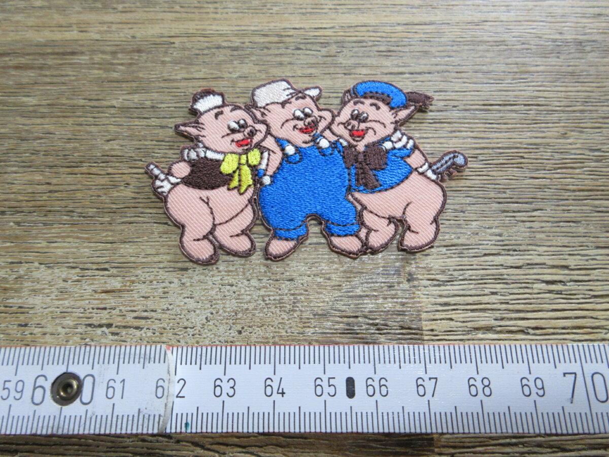 Swinging Pigs Patch US Army Rockabilly Schweinchen Dick Nose Art Rock