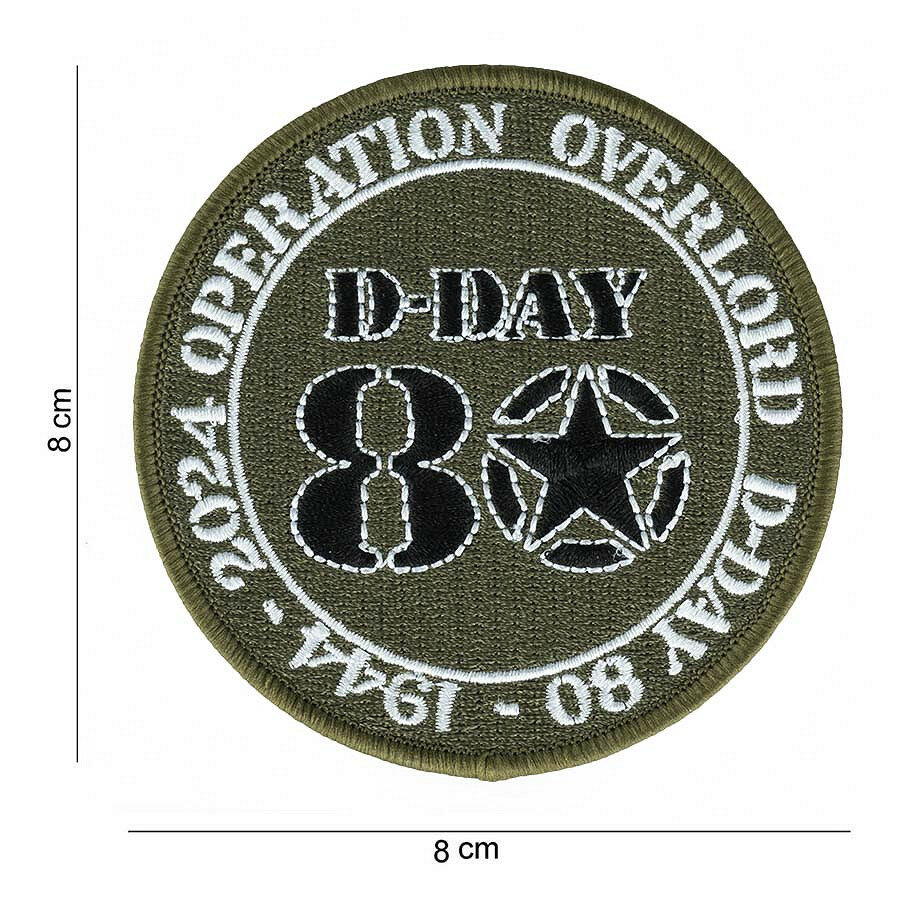 Patch US Army D-Day 80 years WWII Airborne Allied Star Operation Over