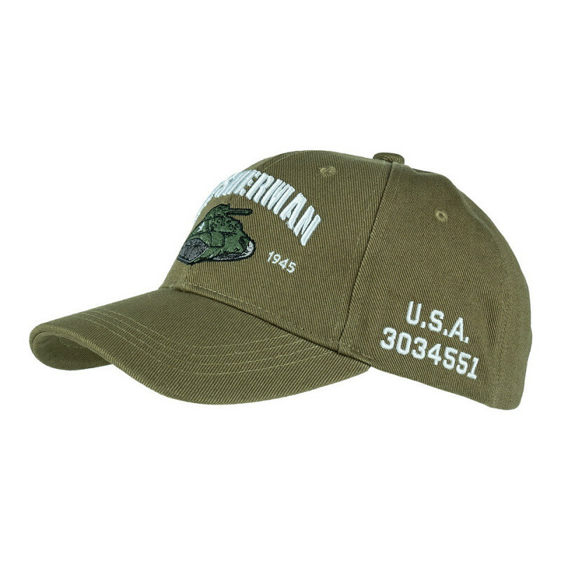 Baseball Cap US Army M4 Sherman Tank Panzer Allied Star WWII - Ferrom