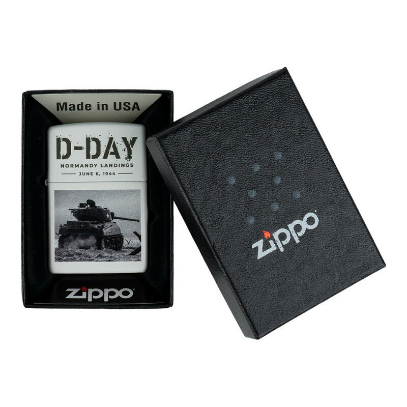 Zippo Lighter D-Day Landing Sherman Tank US Army Normandie Invasion 1