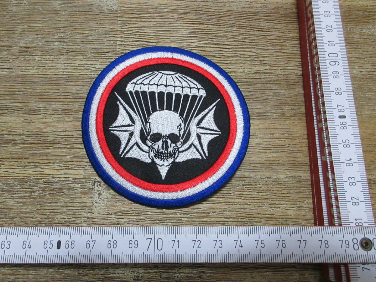 US Army WWII 502nd PIR Parachute Infantry Regiment Patch Winged Skull