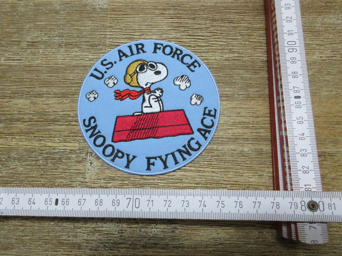 Patch US Air Force Army Flying Ace Snoopy USAAF Pilot WWII - Ferromil
