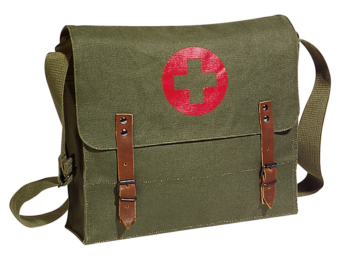 US Army Medical Corps Red Cross Medic Bag Nato Umhängetasche Schulter