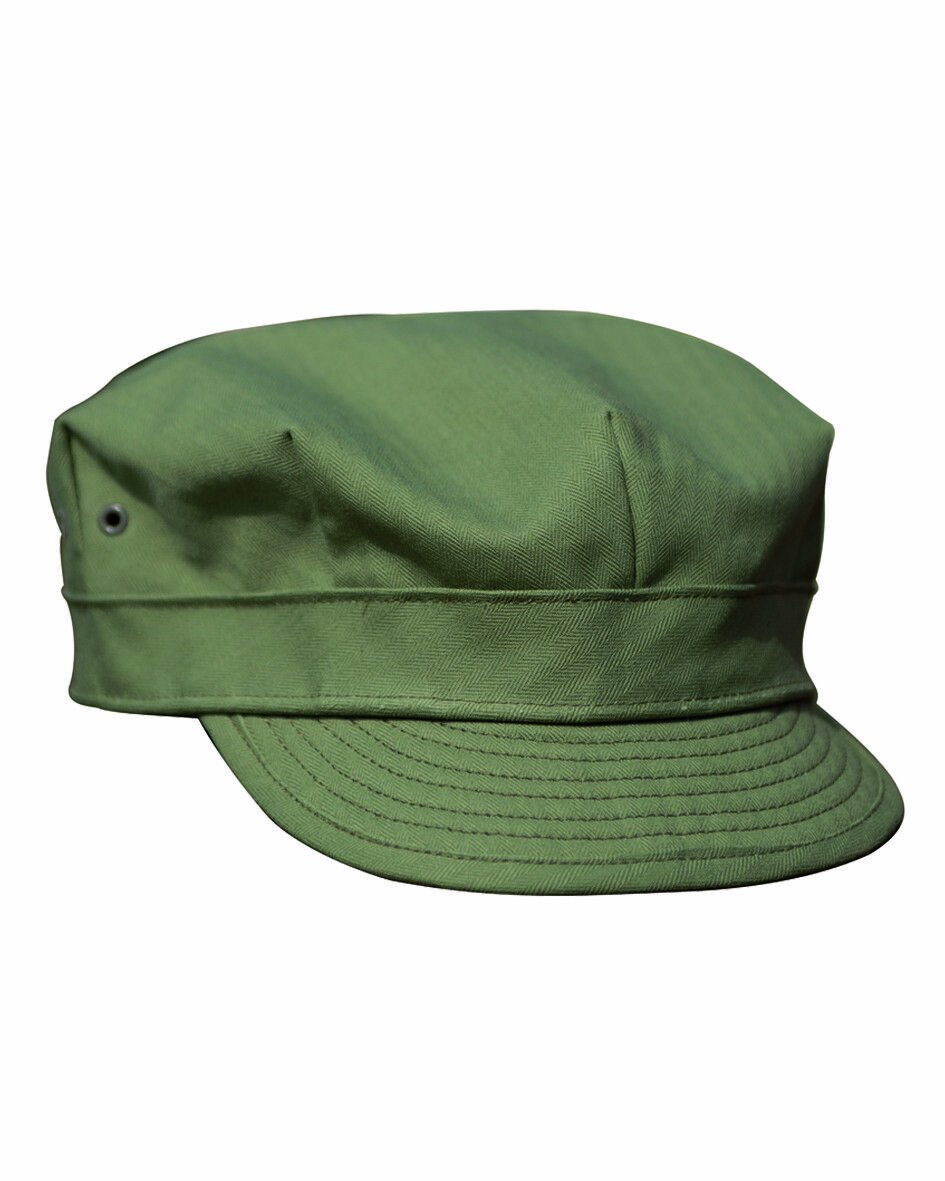 US Army WWII HBT Feldmütze Field cap USMC Vietnam Gr M Vietnam USMC M