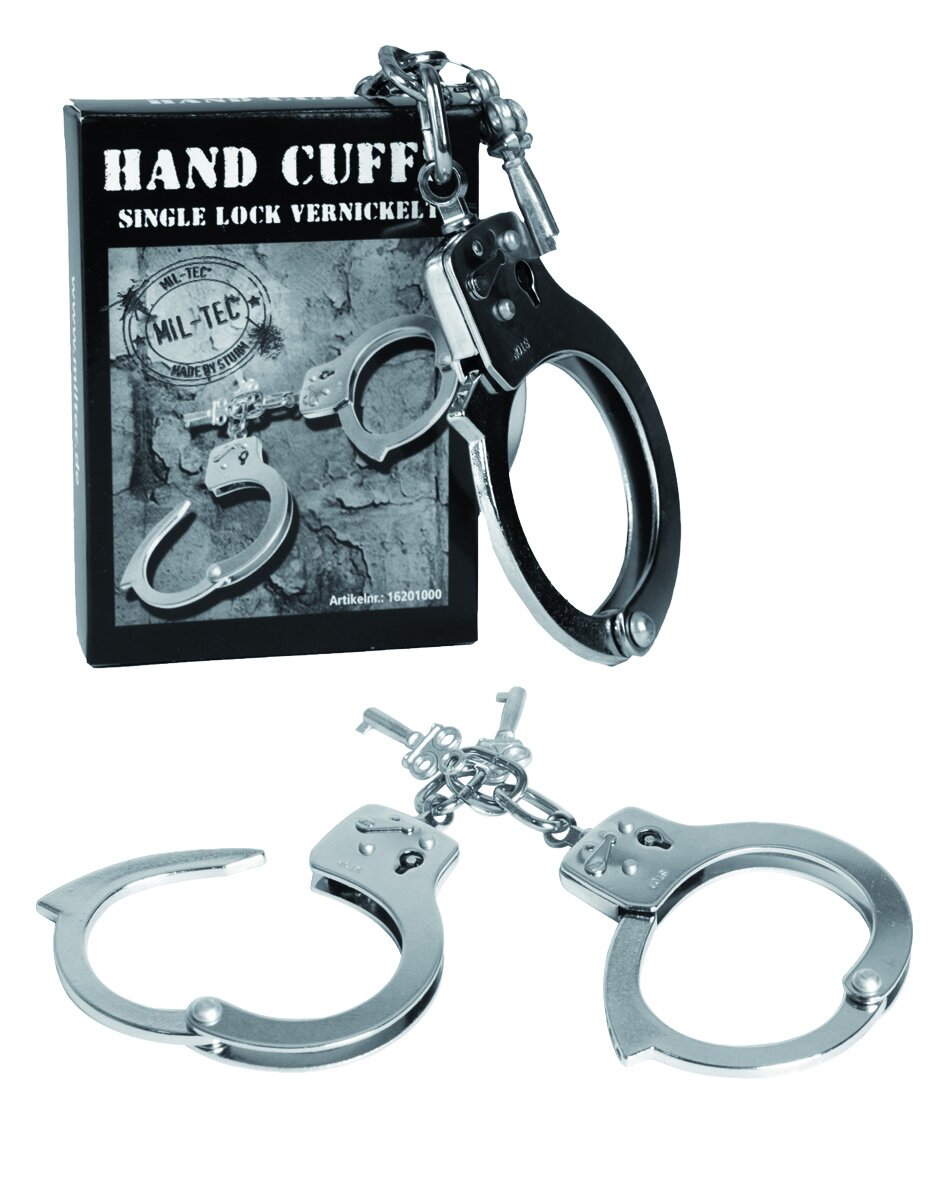 Security Polizei Handschellen Hand Cuffs Single Lock - Ferromil - Sho