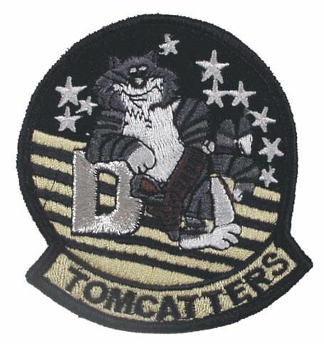 Tomcatters VF-31 "D" Felix the Cat Naval Fighting 31 Patch