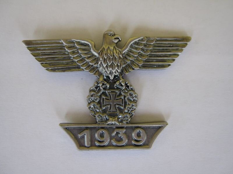 Wiederholungsspange 1939 Reichsadler Pin Wehrmacht Uniform WWII - Fer