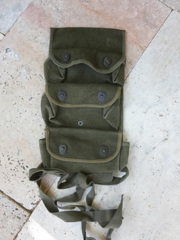 Original Grenade Carrier 3-Pocket Handgranatentasche 1945 - Ferromil