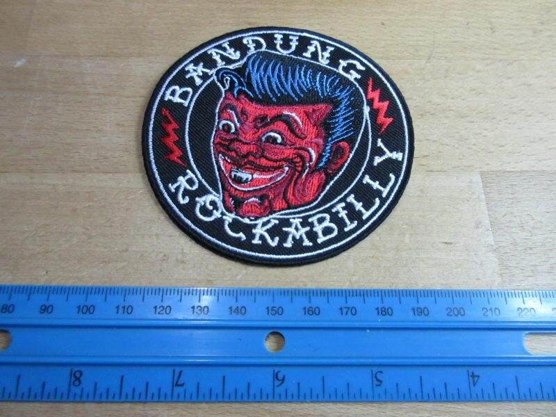 Patch Rockabilly Bandung Devils Face - Ferromil - Shop