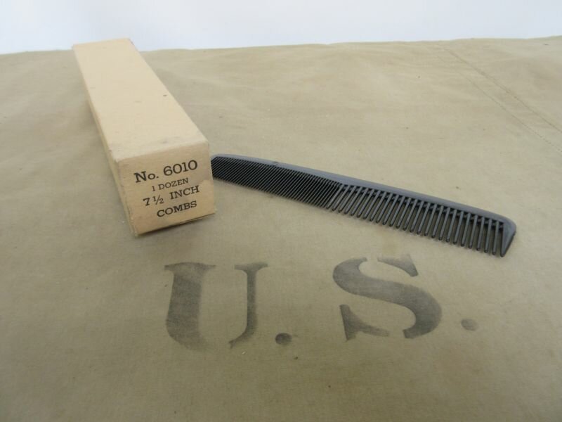 US Army Kamm USA Comb WWII WK2 Hairstyling Equipment USMC Navy Airfor