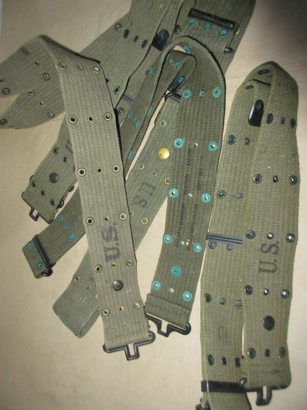 Original US Army Uniform Koppel Lochkoppel Depot Korea Vietnam - Ferr