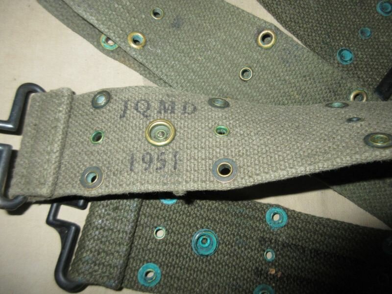 Original US Army Uniform Koppel Lochkoppel Depot Korea Vietnam - Ferr