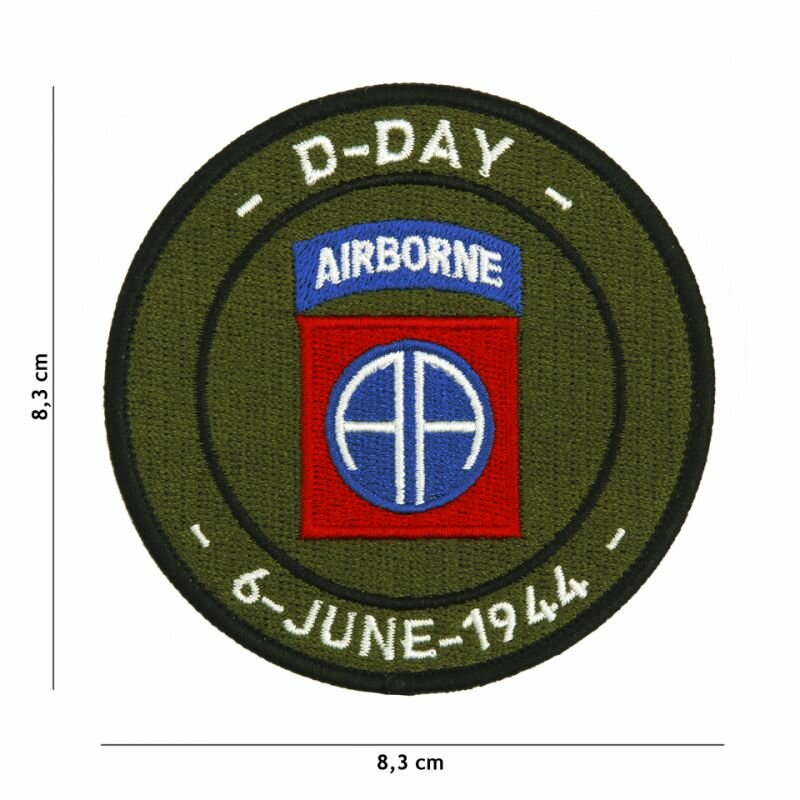 Patch US Army D-Day 82nd Airborne Paratrooper 75 Anniversary Operatio