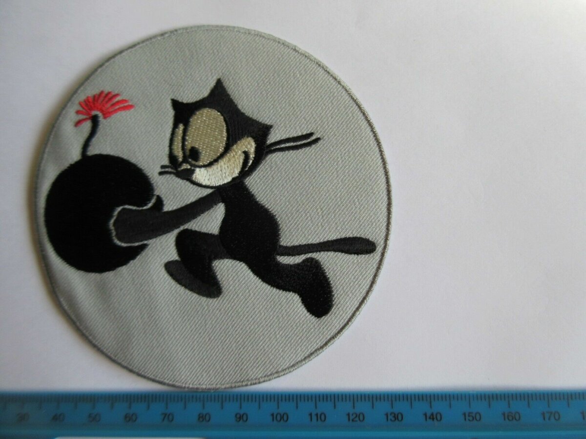 US Army Tomcatter Wildcat Felix the Cat Tomcat Fighting 31 Bomb Patch